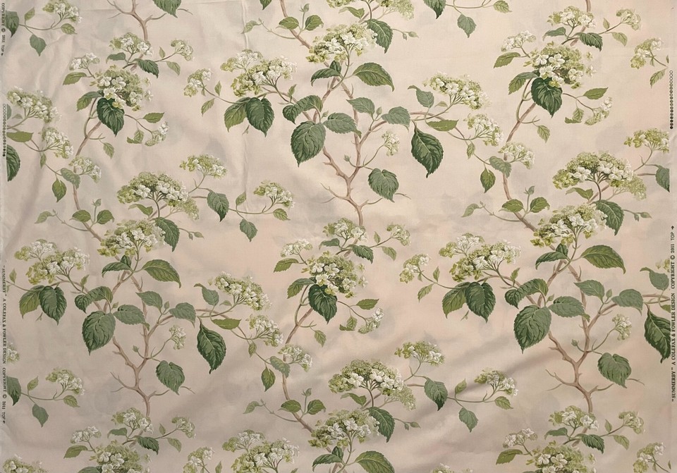 COLEFAX AND FOWLER Summerby Leaf Green chintz cotton multipurpose 9 ...