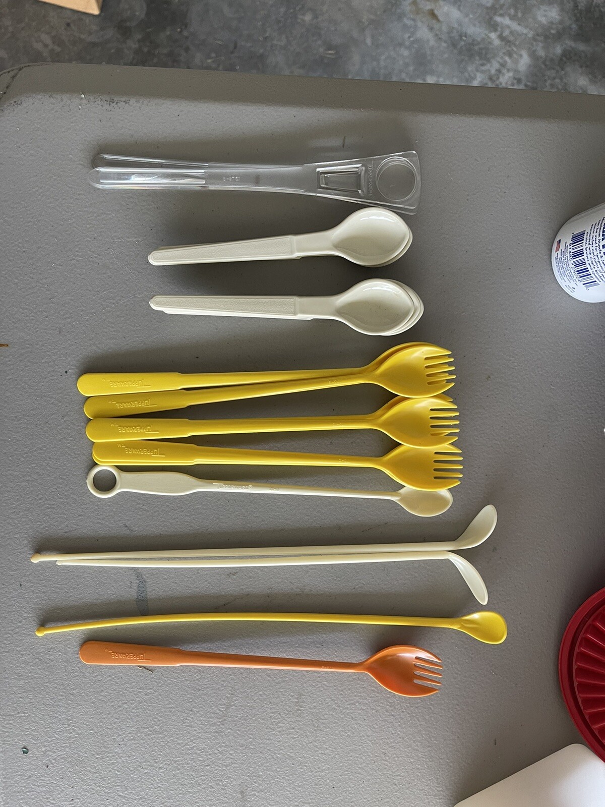 Vintage Tupperware Utensils Plastic Lot of 18 New Old Stock 17pcs | eBay