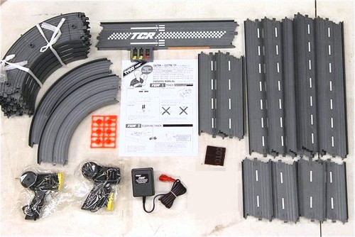 1993 UNUSED TYCO TCR Slotless Slot Car Total Control RACE SET 20ft + 6 ...