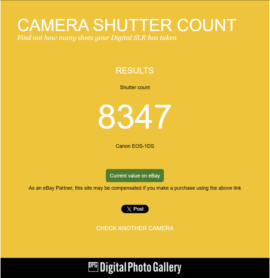 MINT 8K Clicks! Canon EOS 1Ds Mark I, Full Frame 11.1 MP DSLR Body Only ...