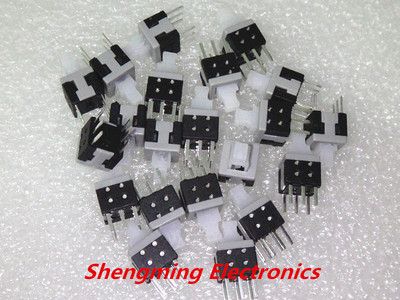 20PCS 5.8x5.8mm Push Tactile Power Micro Switch Self lock 6Pin Latching ...