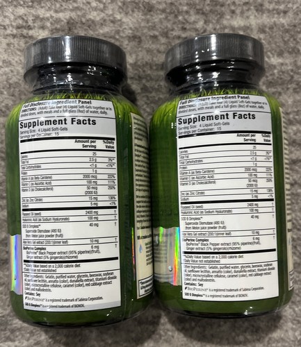 2x IRWIN NATURALS Cellulite Reduction SOD B Dimpless Thighs Hyaluronic ...