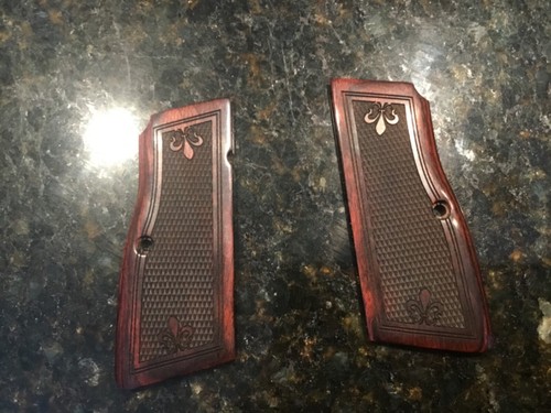Browning High Power Beautiful Fine Rosewood Auto Pistol Grips Fancy ...