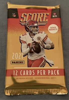 2021 Score NFL Panini Pack - 12 Cards Per Pack From Blaster Box - New ...