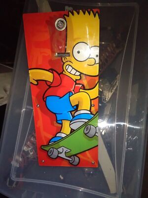 simpson skateboard stomp arcade redemption ticket mech with door | eBay