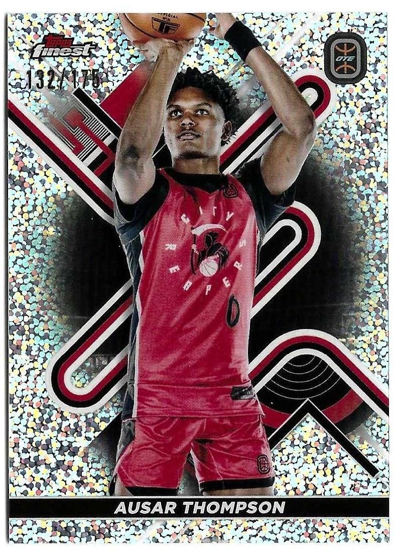 2022-23 Topps Finest OTE Overtime Elite - Ausar Thompson #83 Speckle ...