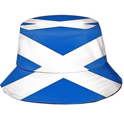 Scottish Saltire Bucket Hat | eBay UK