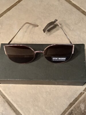 Steve Madden Sunglasses Aviators Pink 100% UV Protective Lens NEW | eBay