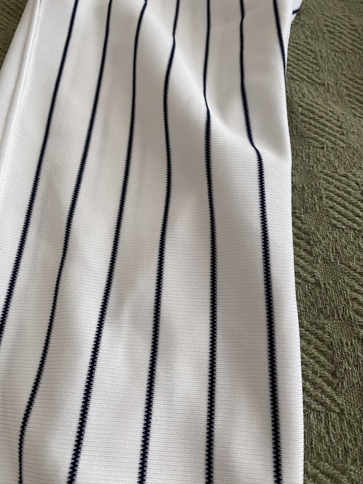 Rawlings Navy Pinstripe 1995 Game Worn Pro MLB Baseball Pants USA 34 ...