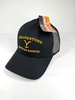 Yellowstone Hat Cap Snap Back Mesh Black New | eBay