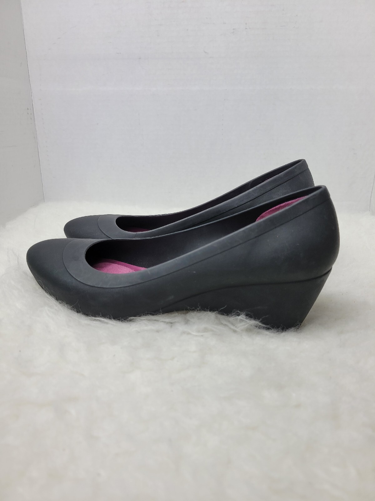 Crocs Lina Wedge Pump Dual Comfort Womens Size 9 W - Gem