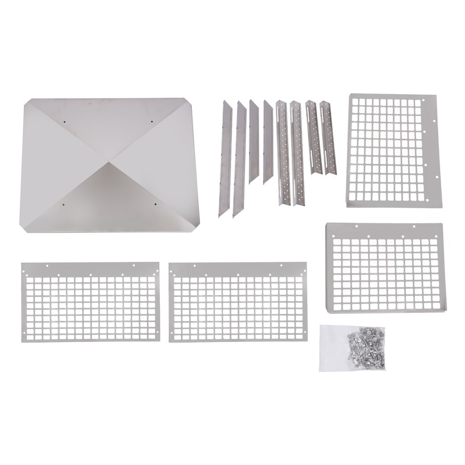 Chimney Cap Flue Caps 17"x29" Mesh Fireplace Chimney Cover Stainless ...