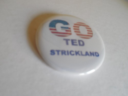 Ohio U.S. House Pin Back Local Campaign Button Ted Strickland Congress ...