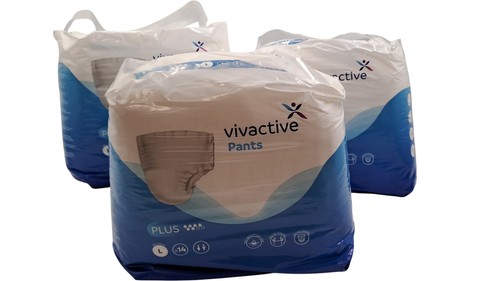 Vivactive Incontinence Pants Plus 14 Pack Large Discreet Fit T2750 JSB ...