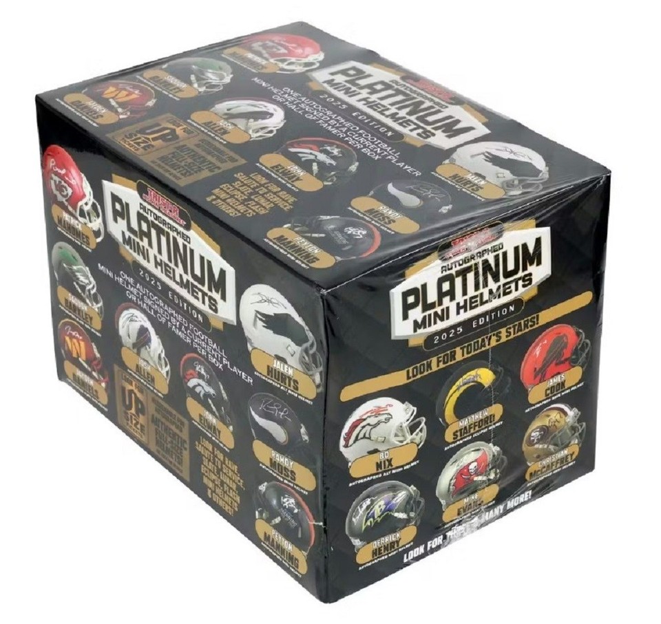 Kansas City Chiefs 2025 Tristar Autograph Mini Helmets 2Case 16Box Break | eBay