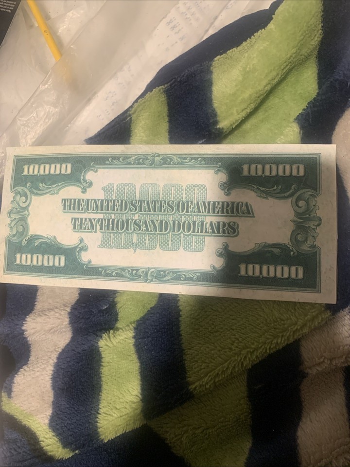 $10,000 Bill Large Size Currency | eBay