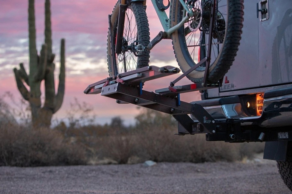 1UP USA Add-On Hitch Adapter Heavy Duty Extension for Bike Rack Carrier ...