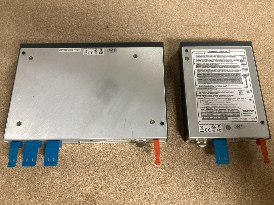 Extron Foxbox HDMI Tx/Rx Set Single Mode Fiber Extender | eBay