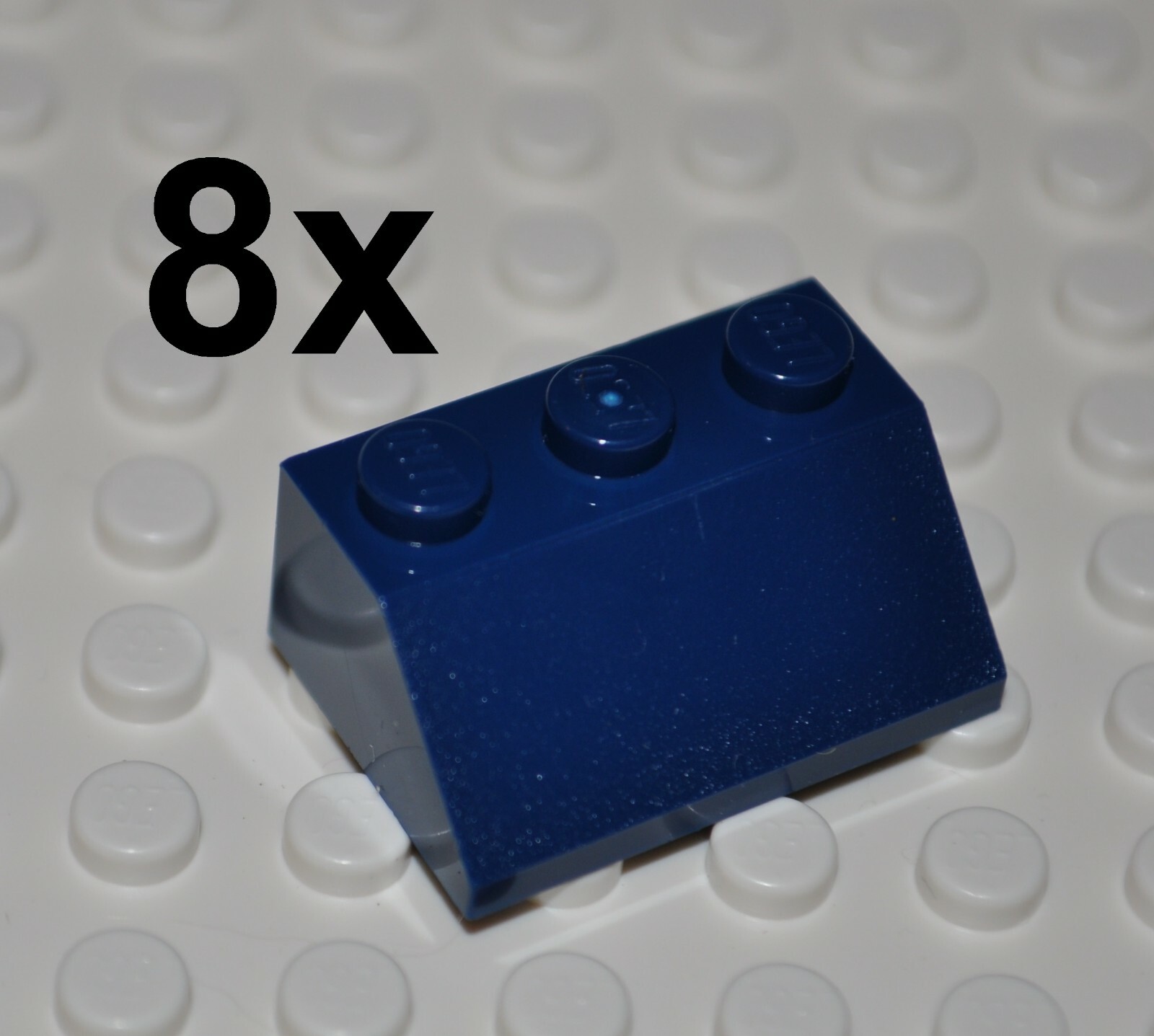 LEGO PARTS - 2X DARK BLUE SLOPE BRICKS/2X3 STUDS ROOF BLOCKS 3038 ...