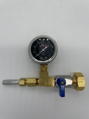 Geothermal Loop Fill Tool Pressure Test Gauge PETE PORT 1/8 Needle ...