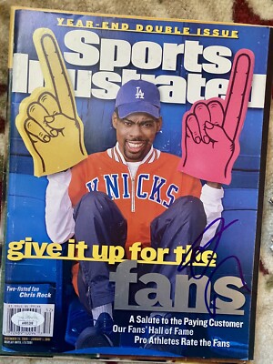 2000 Sports Illustrated Chris Rock Signed Autograph Magazine SNL COA ...