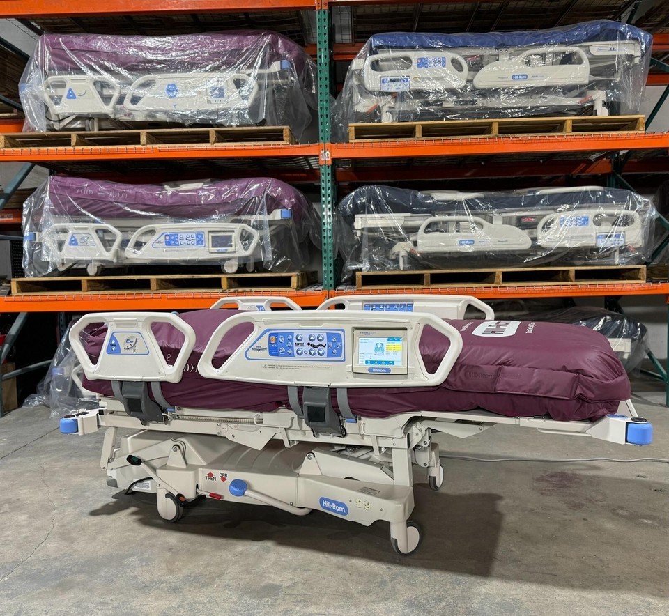 Hospital Bed Hill-rom Totalcare Sport SPO2rt 2 P1900 ICU | eBay