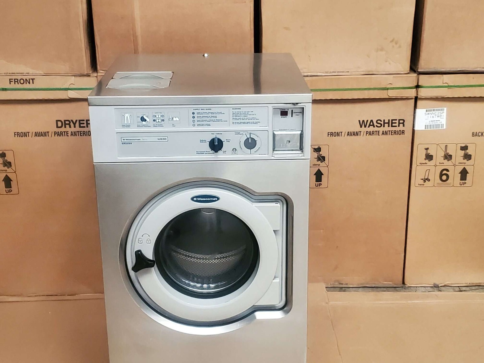 Wascomat W630 FRONT LOAD WASHER COIN OP 30LB 208-240V [REF] | eBay