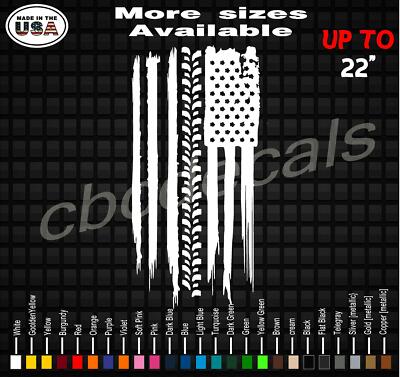 Tire Tracks American Flag Vinyl Decal Sticker | eBay UK