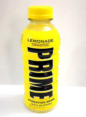 *New* 2x (2-Pack) PRIME "Lemonade" 16.9 oz. HYDRATION DRINK BOTTLE Free ...