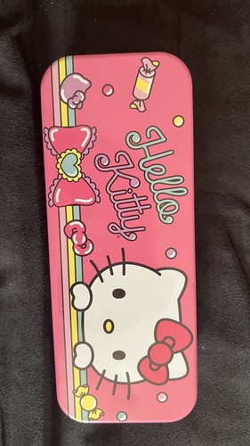 Hello kitty tin pencil box with three hello kitty | eBay