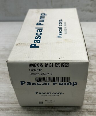 Pascal #X6308P-D Air Operated Reciprocate Hydraulic Pump | eBay