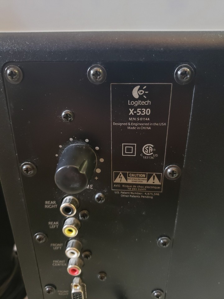 Logitech X-530 5.1 Channel Surround Sound PC Computer Speaker System, | eBay