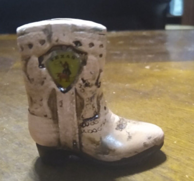 1 Porcelain Texas State Pink Cowboy boot (Box 20) | eBay