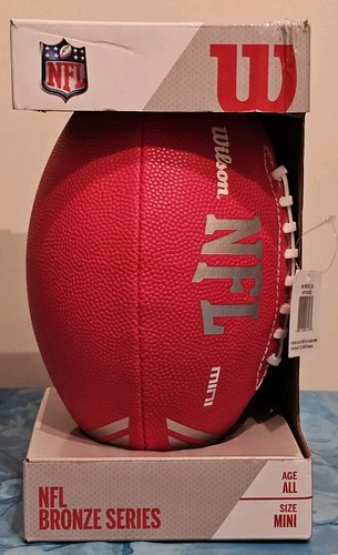 NFL™ Football Fanartikel original Wilson® NFL™ Mini Football Rot ...