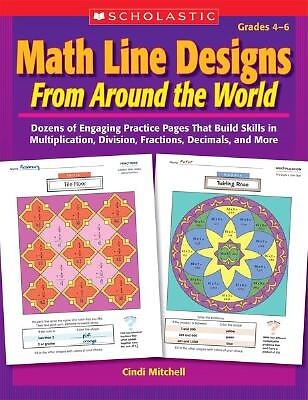 Math Line Designs from Around the World Cindi Mitchell Paperback 9780439376617| eBay
