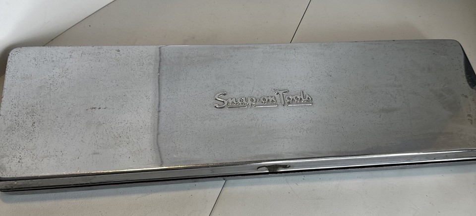 Snap On chrome tool box made in usa 55 KR - 281 1955 19” By 1.5”by 6 ...
