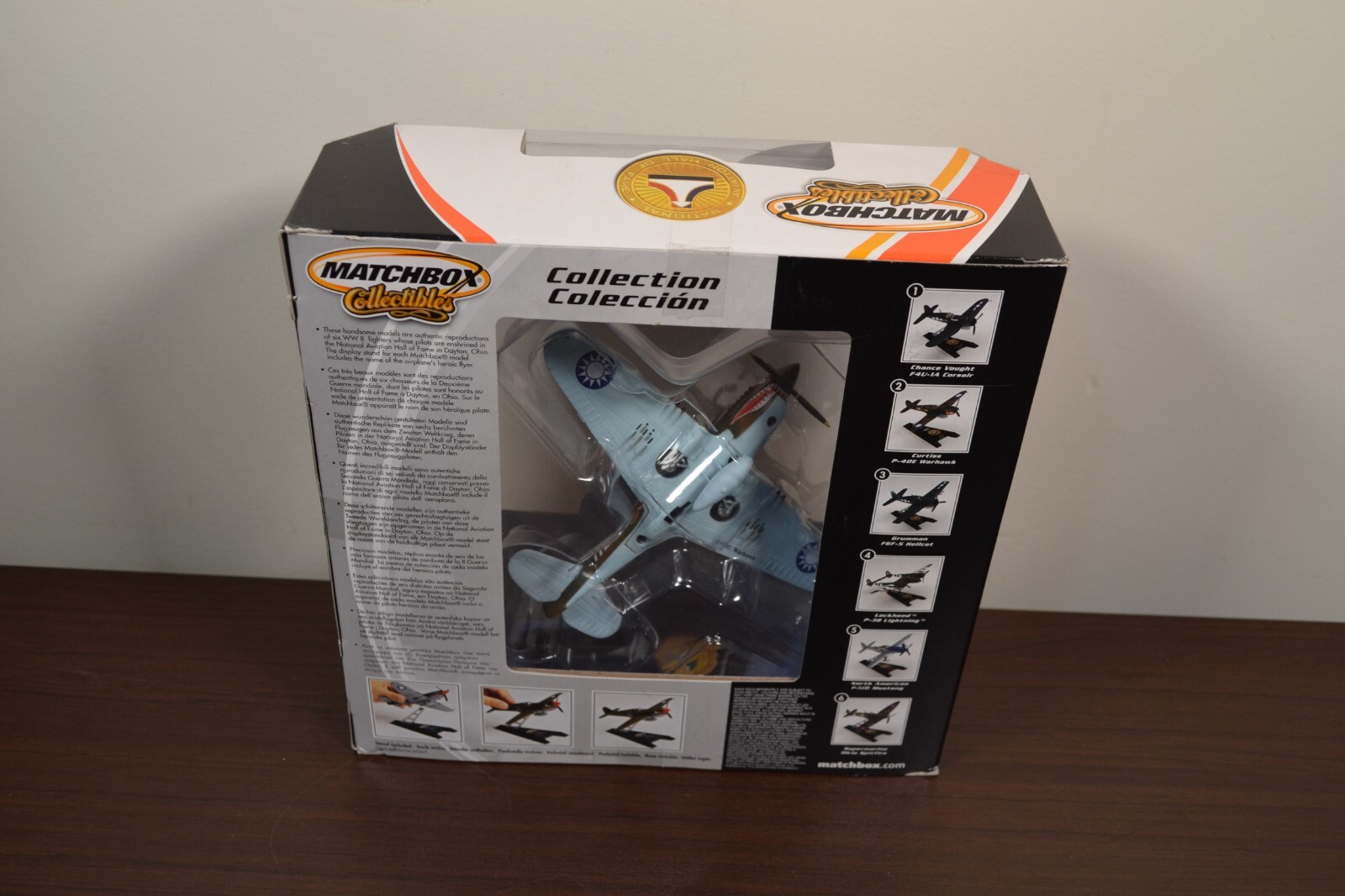 Matchbox Diecast 1:72 Hall of Fame Lt General Chennault Curtiss P-40E Warhawk | eBay