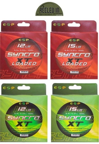 ESP Syncro XT 1000m Mono Line Standard&Loaded - 10lb, 12lb, 15lb, 18lb Available | eBay UK