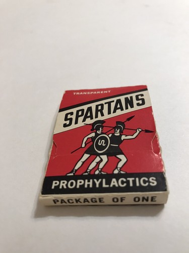 Spartans Prophylactics Condom Box Advertising Empty Box Only | eBay