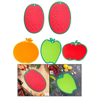 Cutting Board Fruit Shaped Cutting Mat Fruit Cooking Mat Serving Board ...