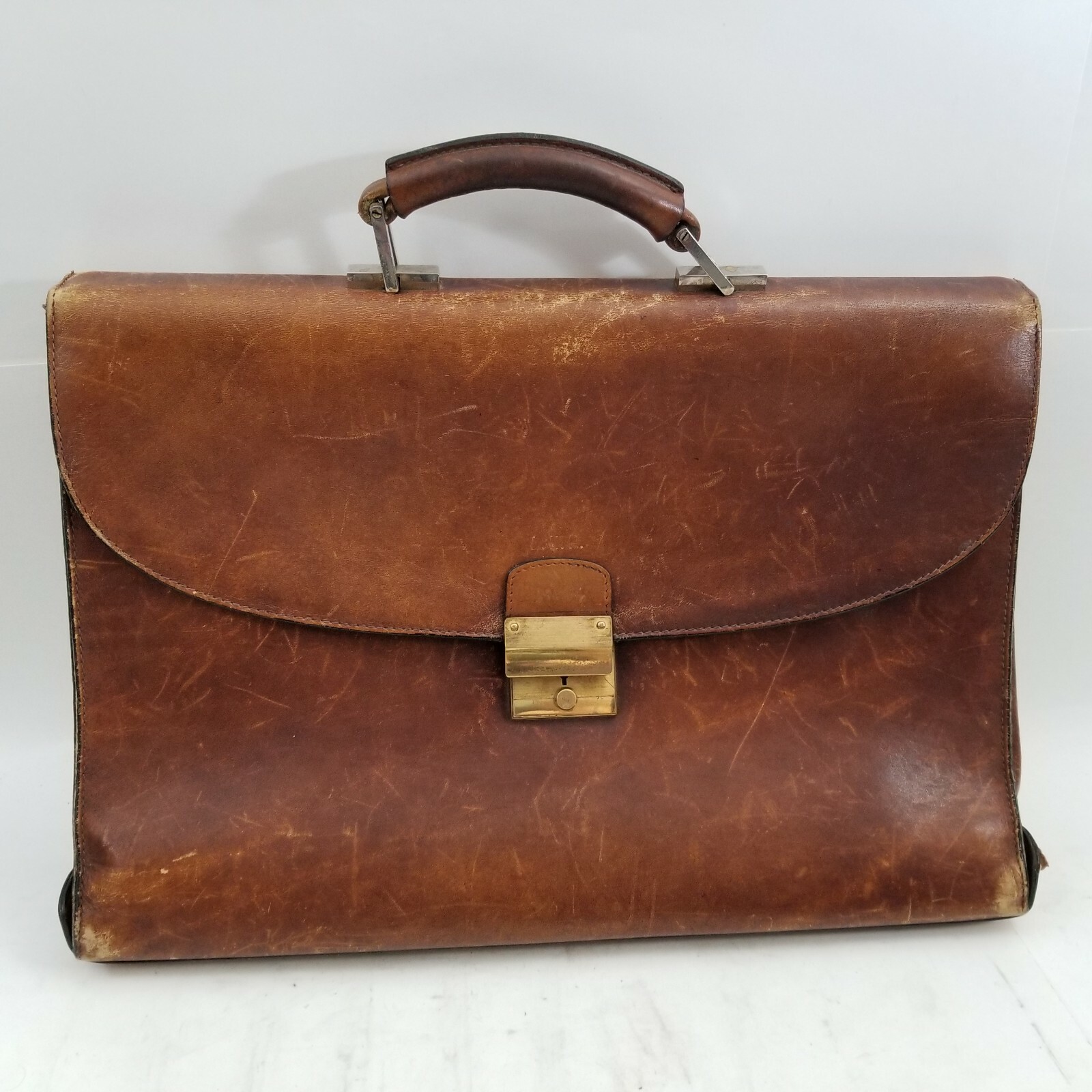 vintage satchel brown - Gem