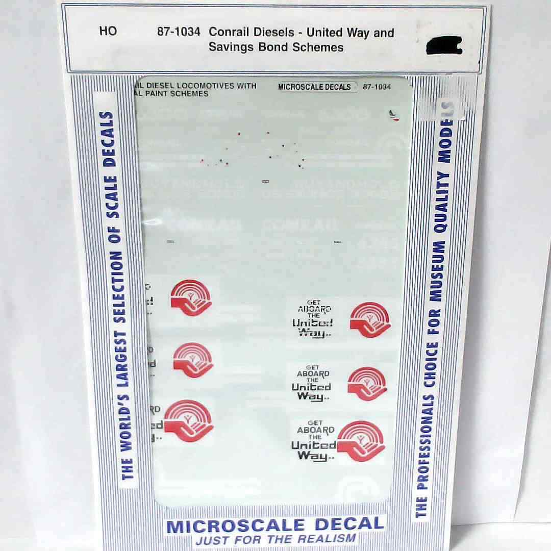 Microscale HO Scale Decals: Conrail Diesel - SD40-2 - Buy US Saving ...