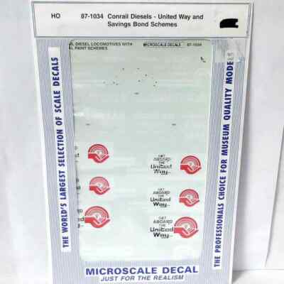 Microscale HO Scale Decals: Conrail Diesel - SD40-2 - Buy US Saving ...