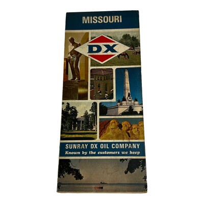 Vintage Missouri DX Brochure Sunray DX Oil Gas Company Historic Sites ...
