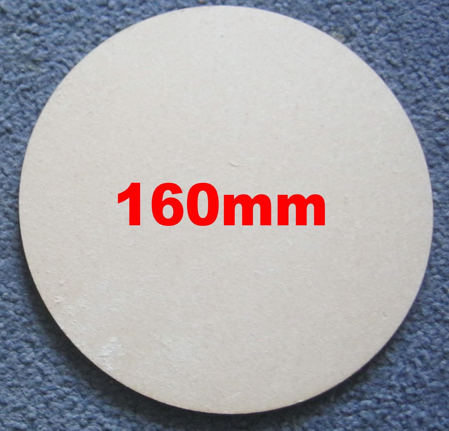 130mm & 160mm Round MDF Wargame Bases 2 or 3mm Thick Wood Craft ...