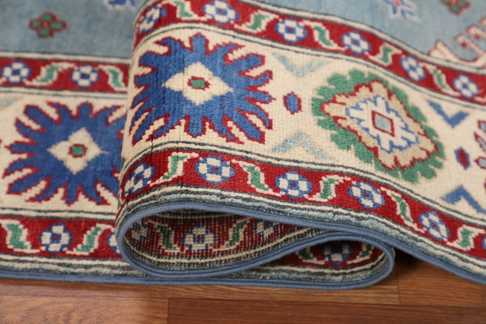 South-western Kazak Wool Area Rug: Handmade Traditional Patterns 5x7 ft ...
