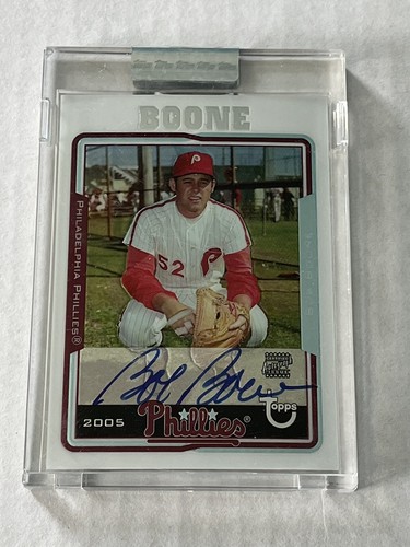 Bob Boone 2005 Topps Chrome Retired Signatures Autograph Auto SP Card ...