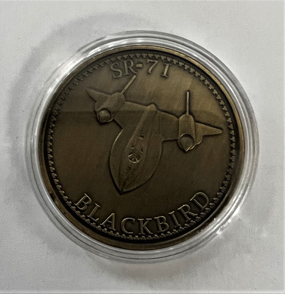 USAF Air Force SR-71 Blackbird Lockheed Martin Challenge Coin #4 (Skunk ...