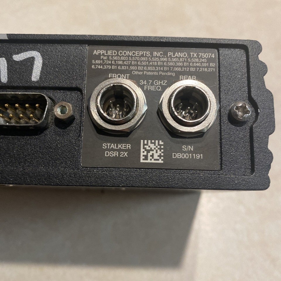 Applied Concepts Stalker DSR 2X Radar Unit Only GOOD WORKING! | eBay