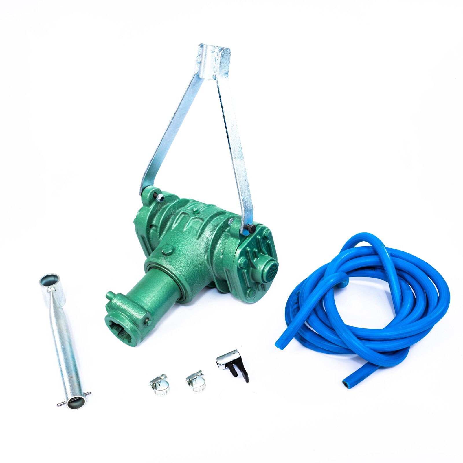 TRACTOR PTO AIR COMPRESSOR Twin Cylinder With Hose Pipe Field On Site ...